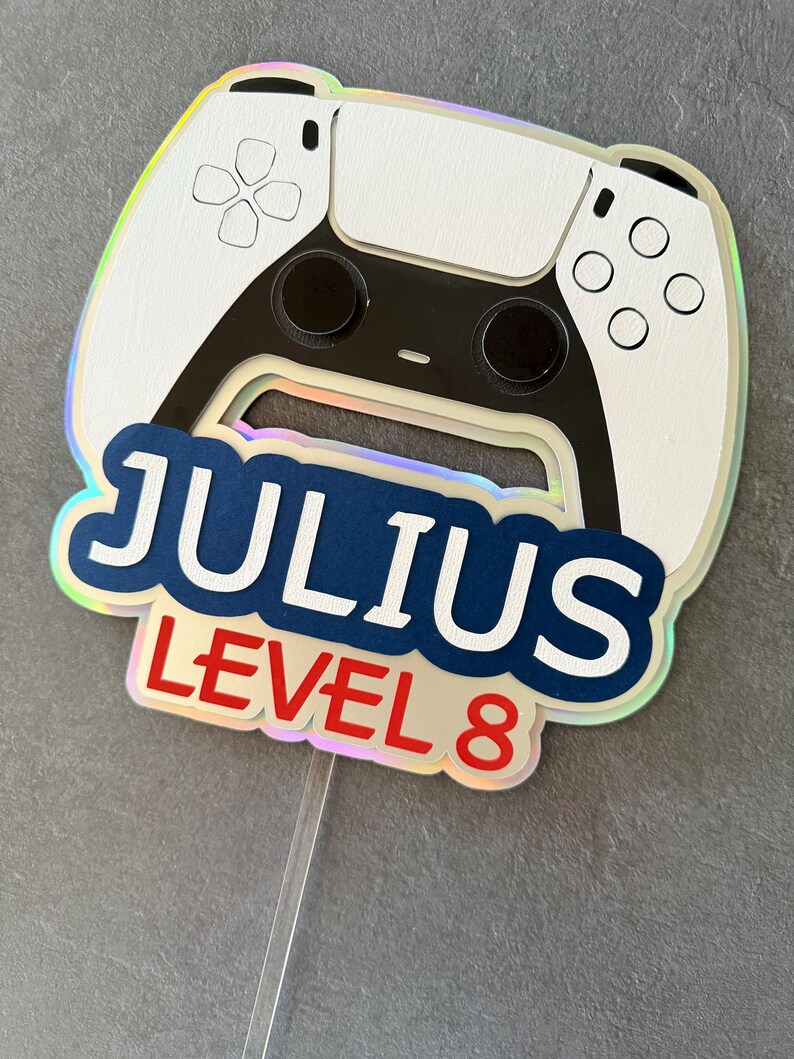 Customizable Game Controller Cake Topper: Video Game Party Decor - Etsy