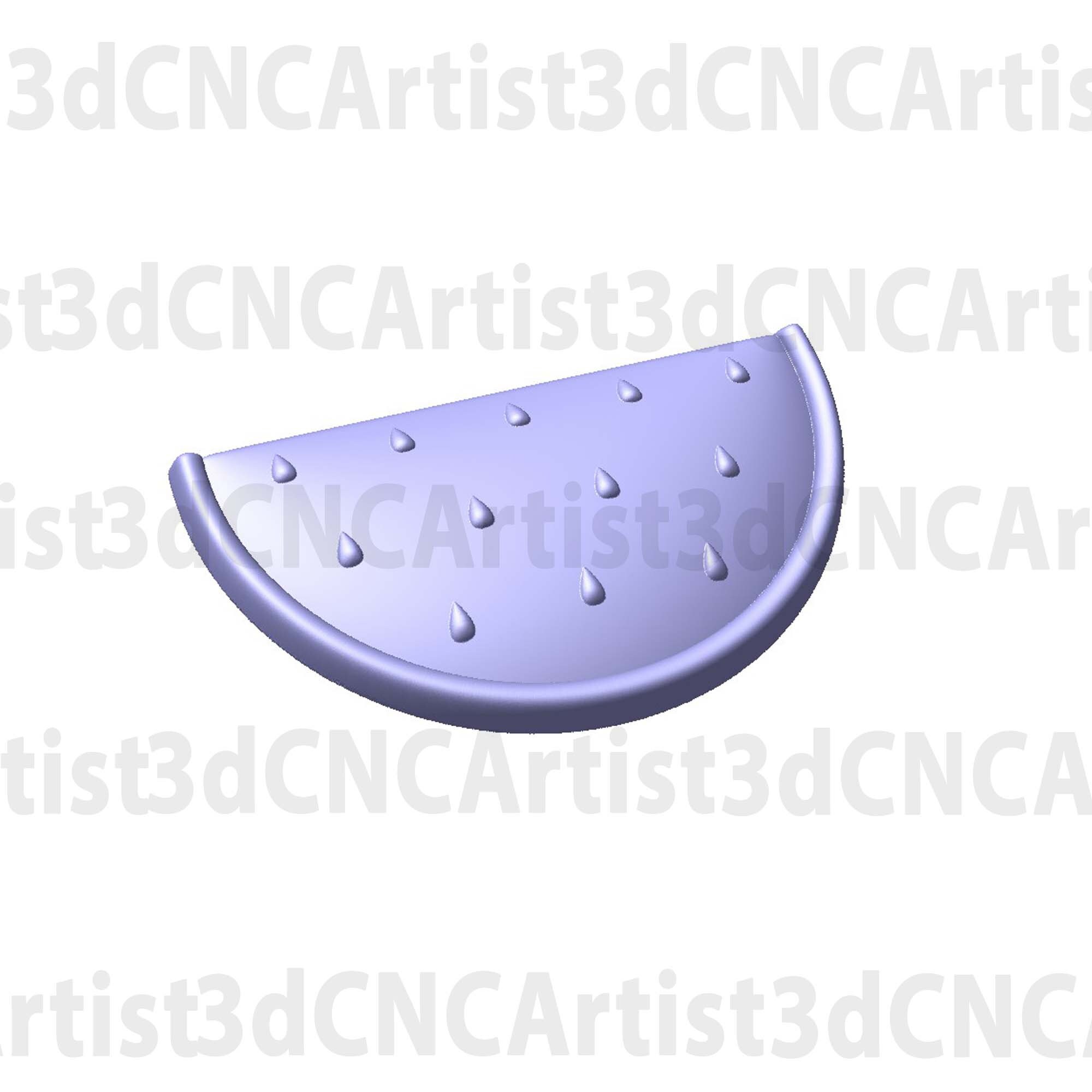 Watermelon STL File for 3d Printing, Laser, CNC Router 3D Printable ...
