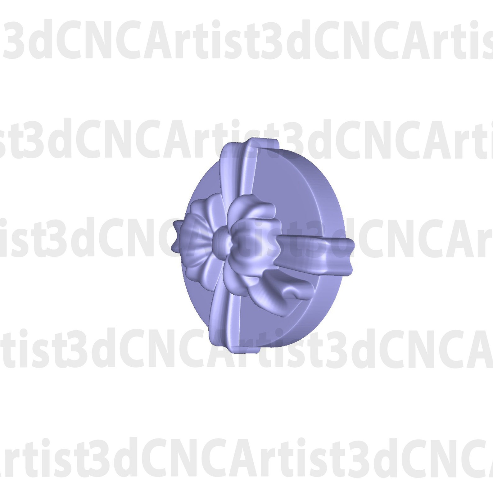 Present Box Top STL File for 3d Printing Laser CNC Router 3D Printable ...