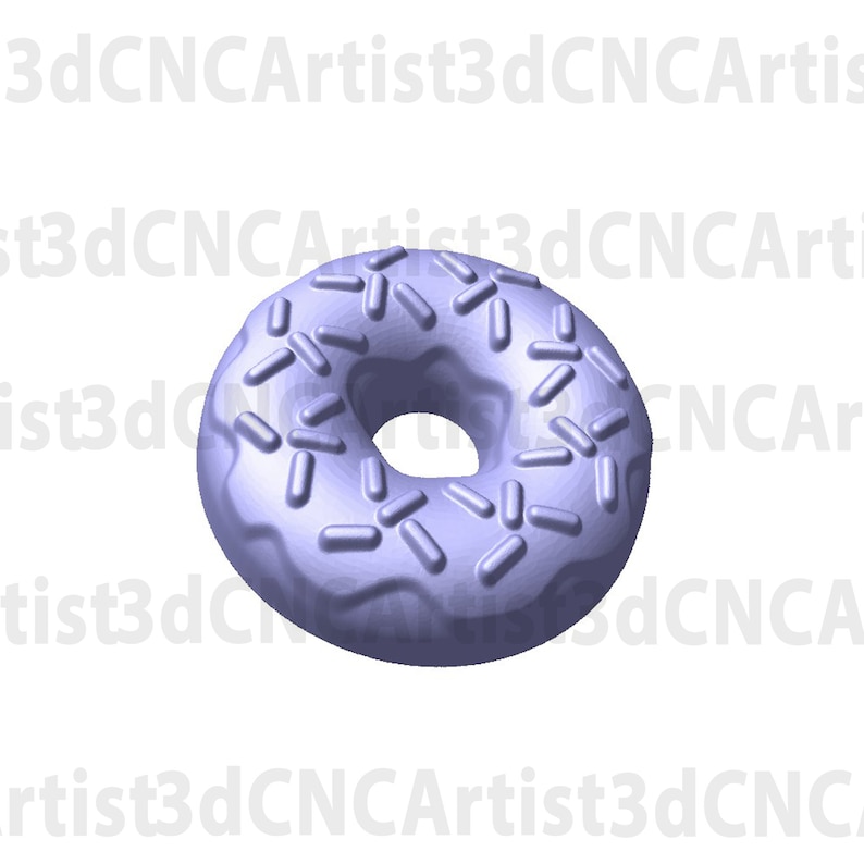 Donut STL File for 3d Printing, Laser, CNC Router - 3D Printable Model ...
