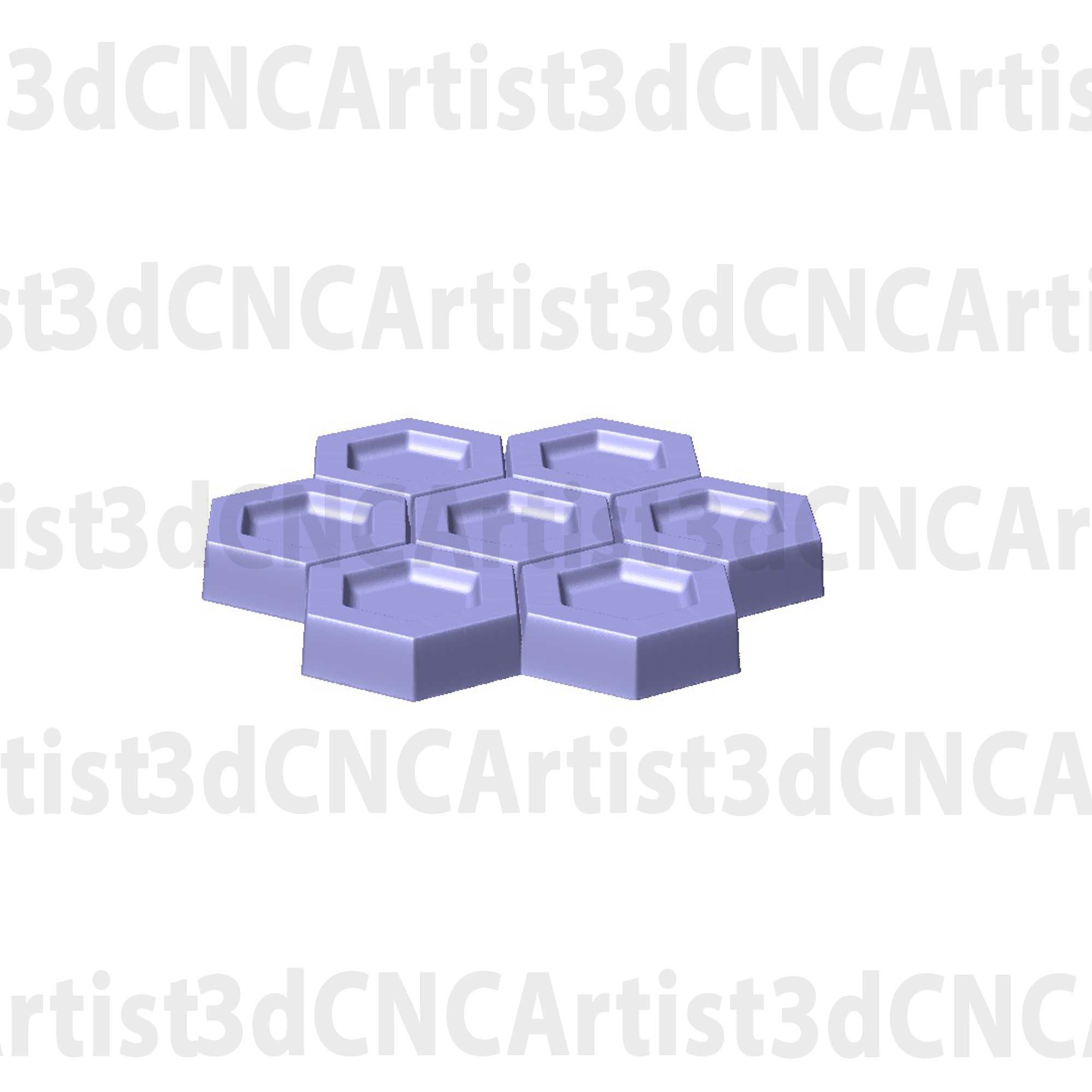 Honeycomb STL File for 3d Printing, Laser, CNC Router - 3D Printable ...