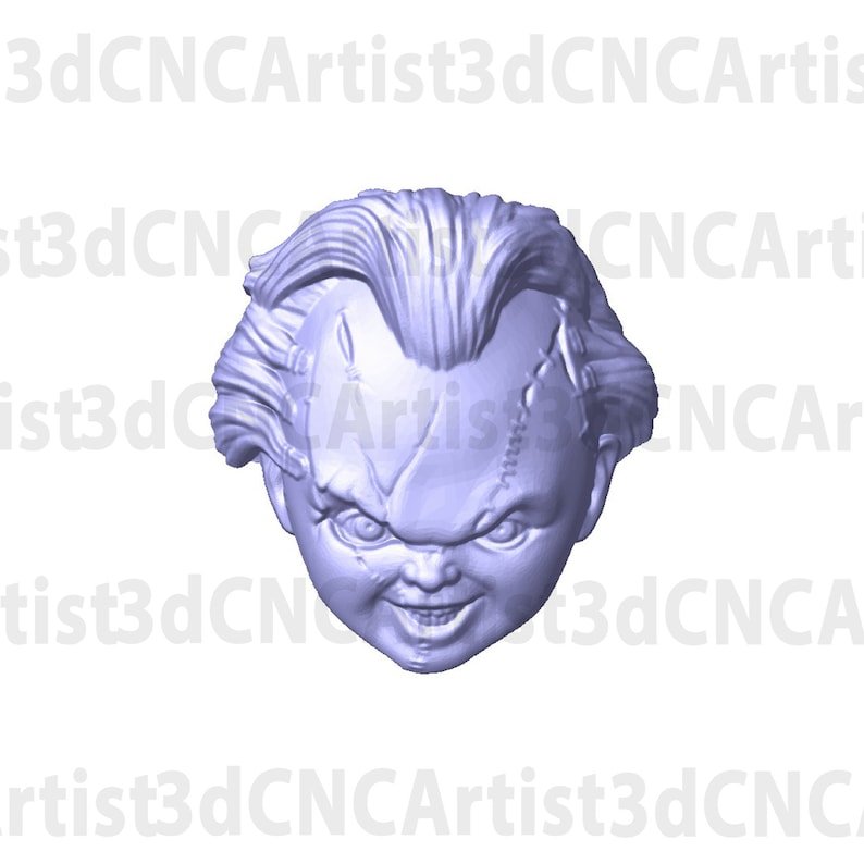 Chucky Doll STL File for 3d Printing, Laser, CNC Router - 3D Printable ...