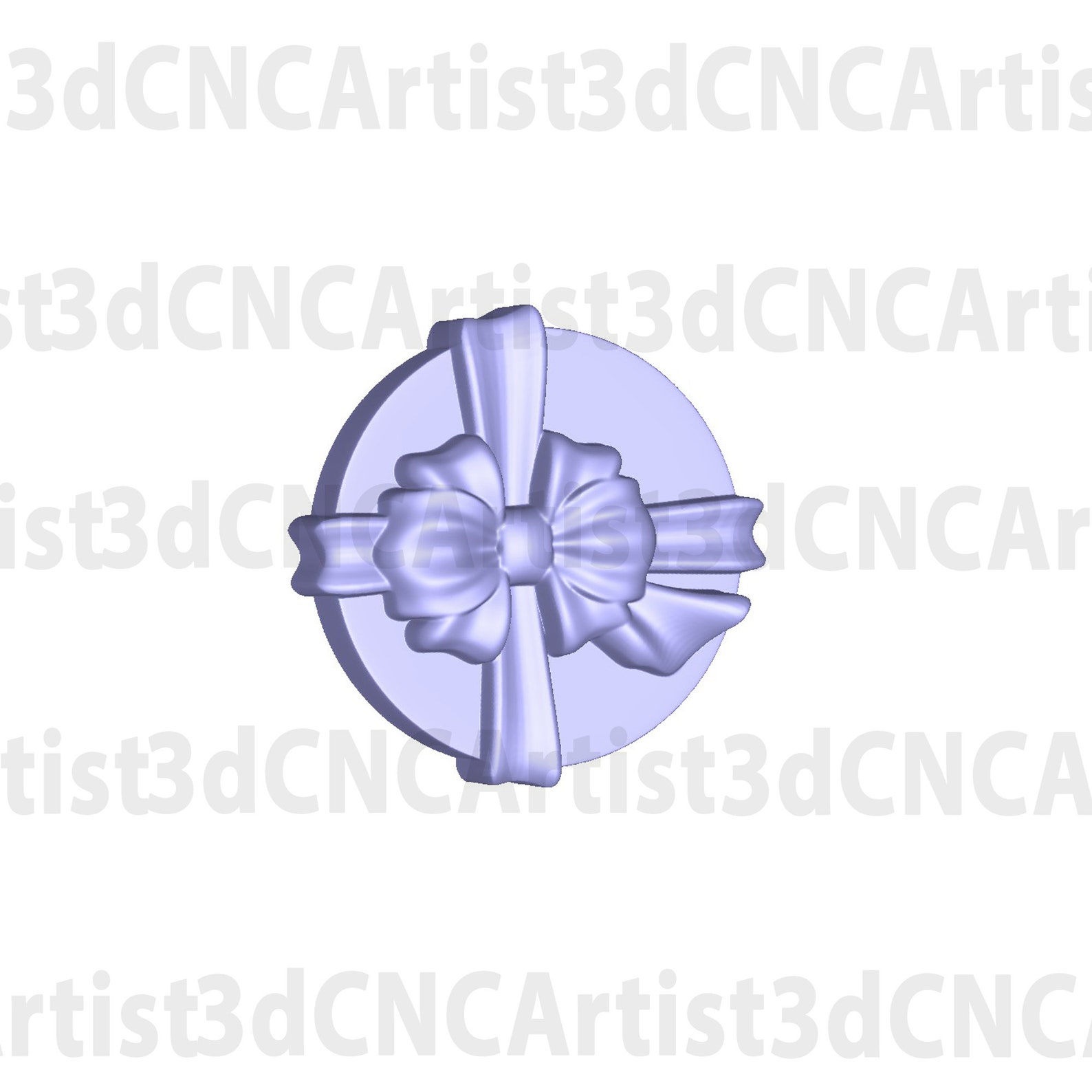 Present Box Top STL File for 3d Printing Laser CNC Router 3D Printable ...