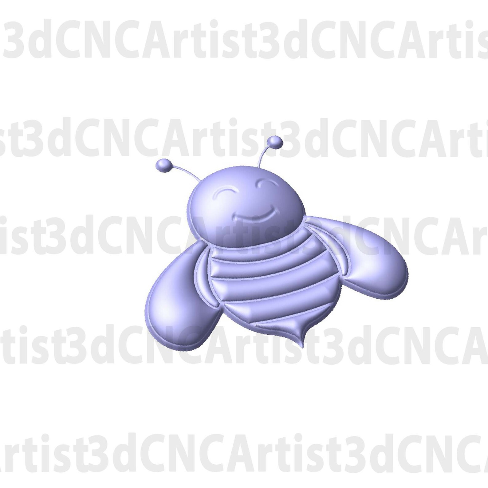 Honey Bee STL File for 3d Printing, Laser, CNC Router - 3D Printable ...