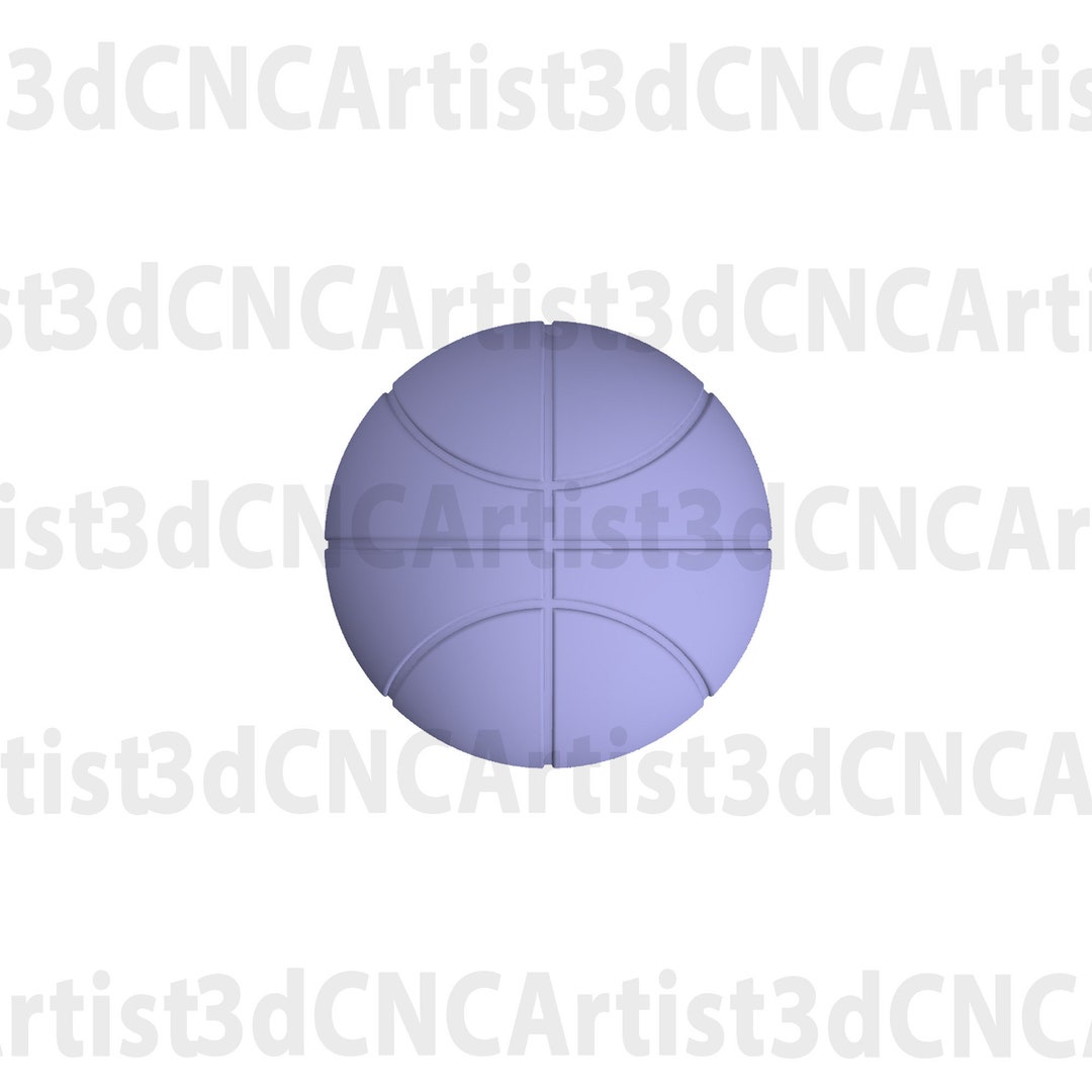 Basketball STL File for 3d Printing, Laser, CNC Router - 3D Printable ...