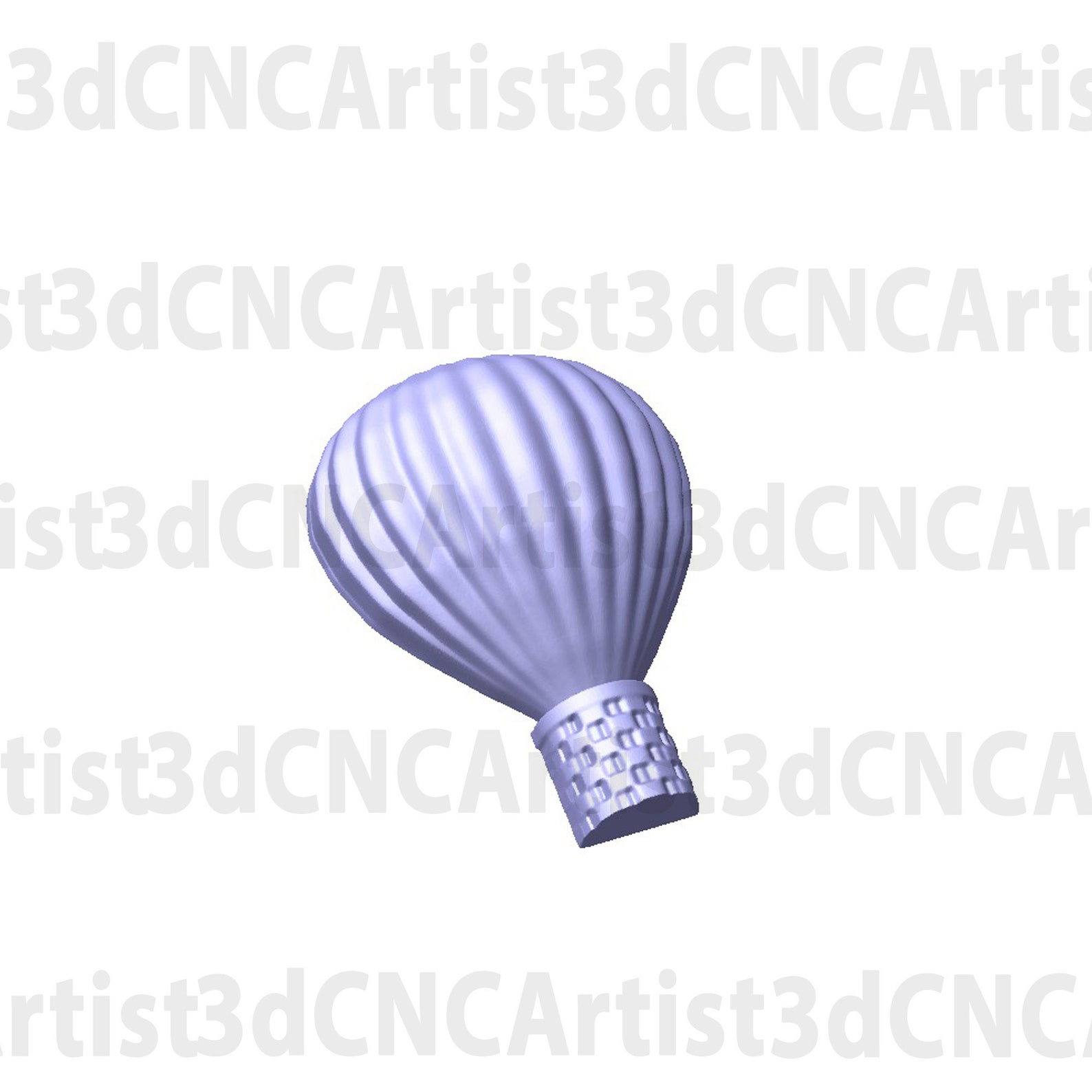 Hot Air Balloon STL File for 3d Printing, Laser, CNC Router - 3D ...