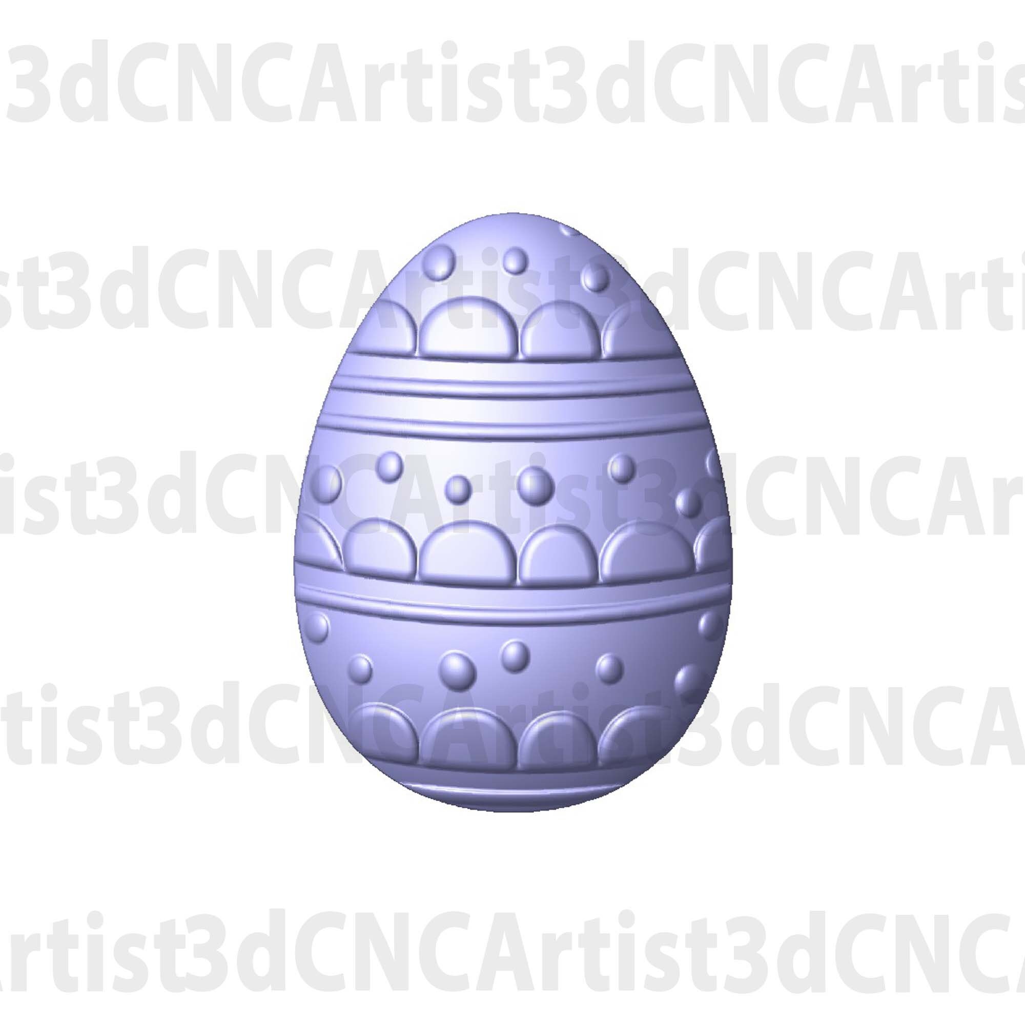 Easter Egg STL File for 3d Printing, Laser, CNC Router 3D Printable ...