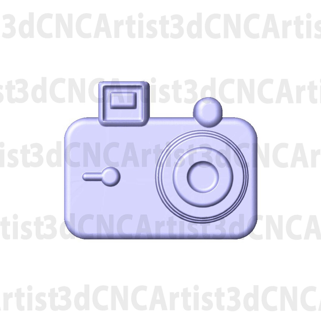 Camera STL File for 3d Printing, Laser, CNC Router - 3D Printable Model ...