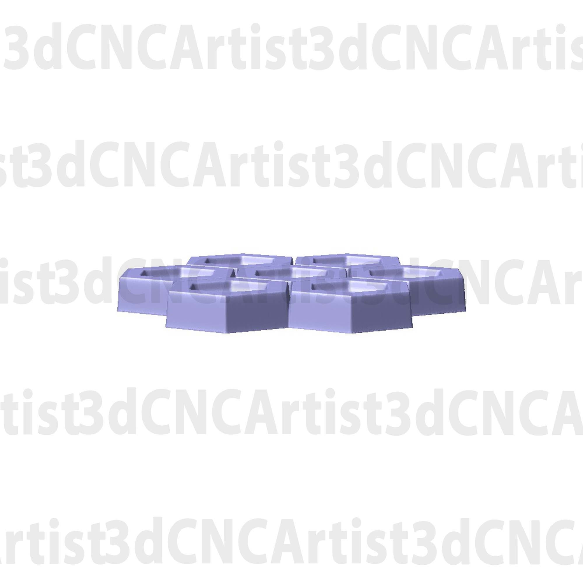 Honeycomb STL File for 3d Printing, Laser, CNC Router - 3D Printable ...