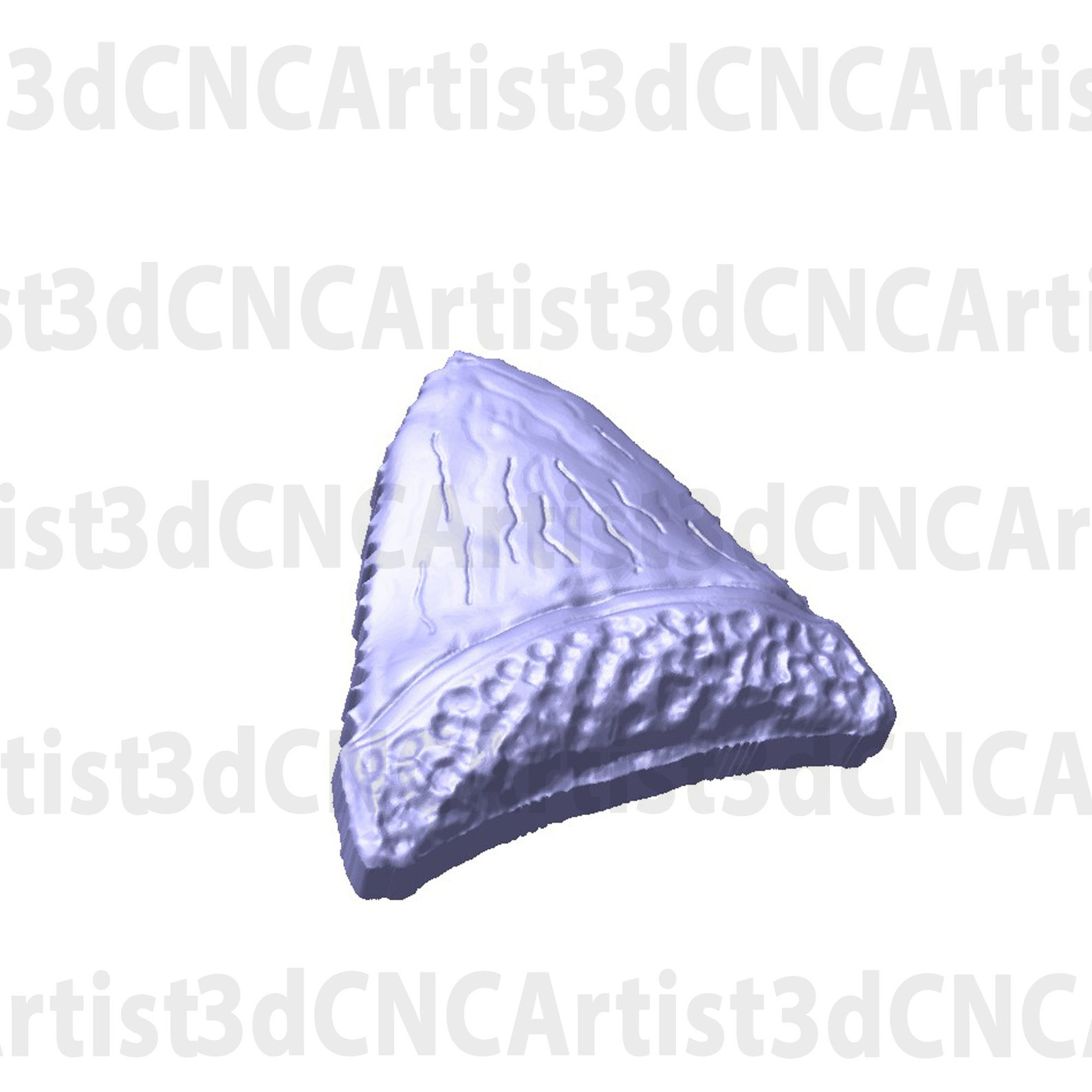 Shark Tooth STL File for 3d Printing, Laser, CNC Router - 3D Printable ...