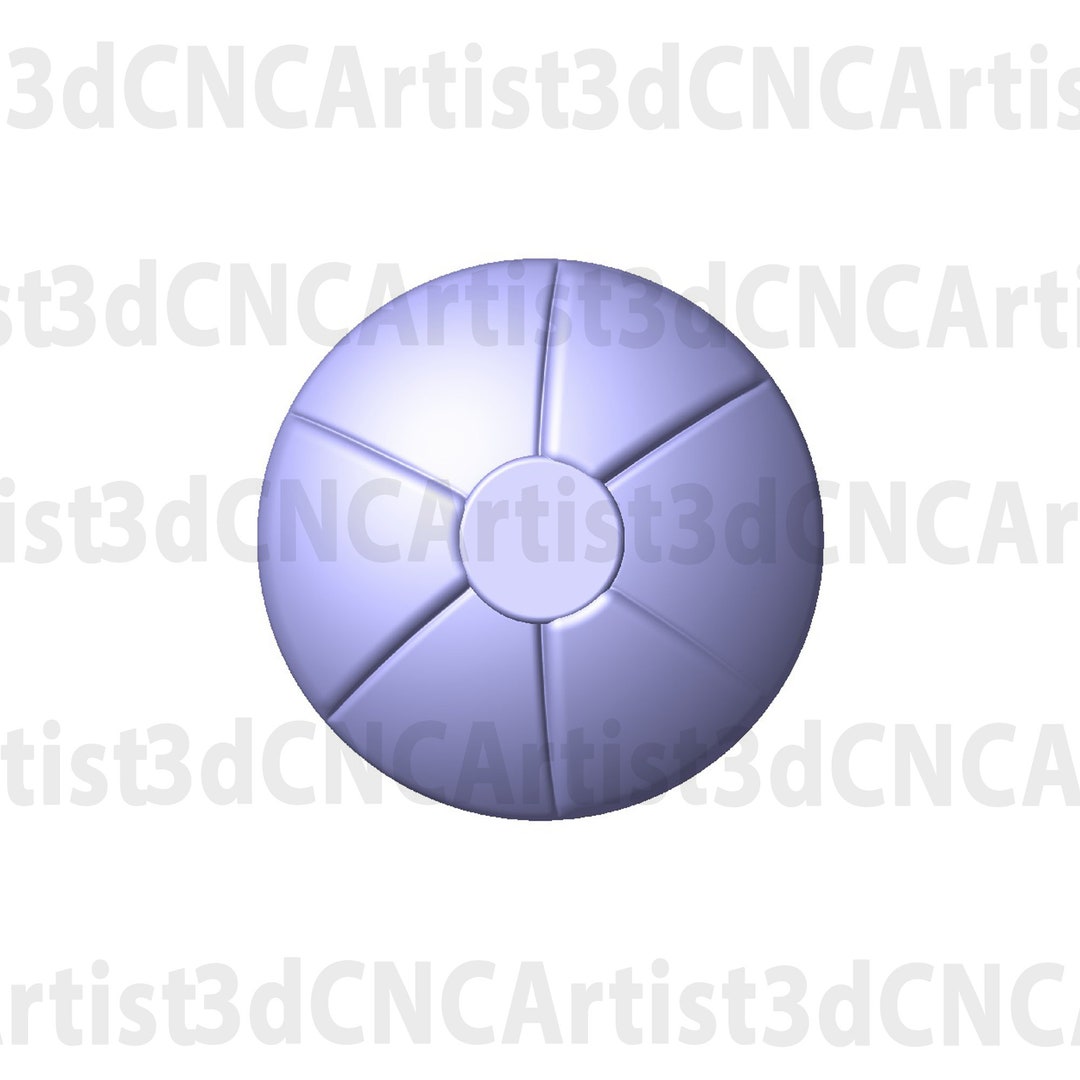 Beach Ball STL File for 3d Printing, Laser, CNC Router - 3D Printable ...
