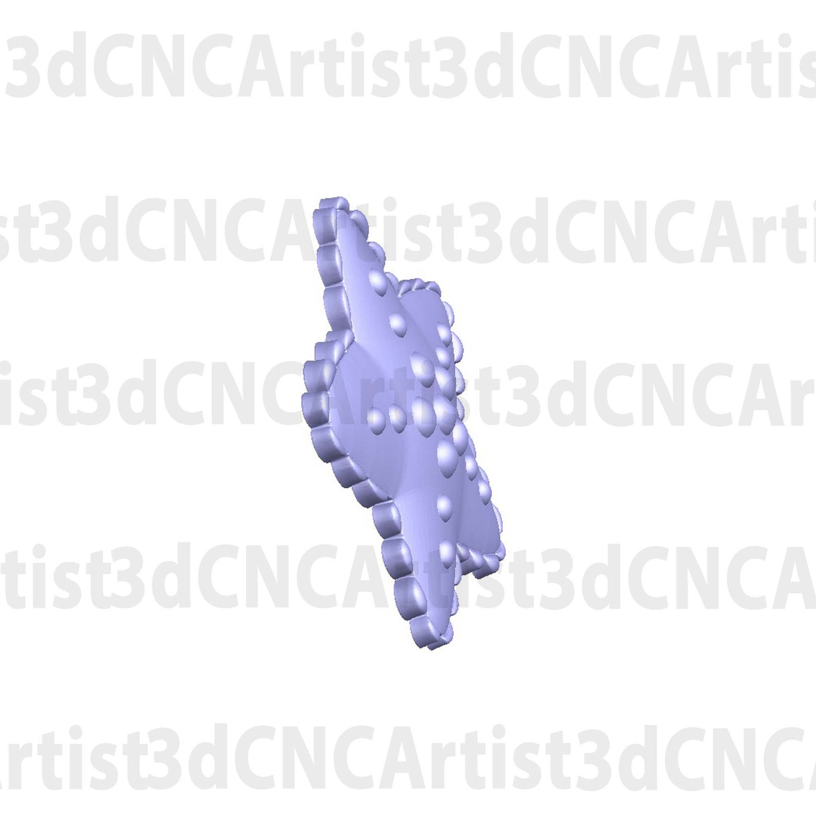 Starfish STL File for 3d Printing, Laser, CNC Router - 3D Printable ...