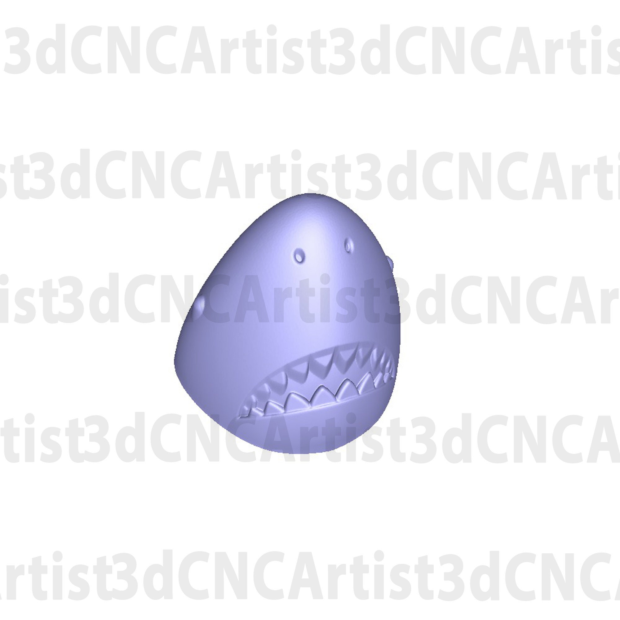 Shark Head STL File for 3d Printing, Laser, CNC Router - 3D Printable ...