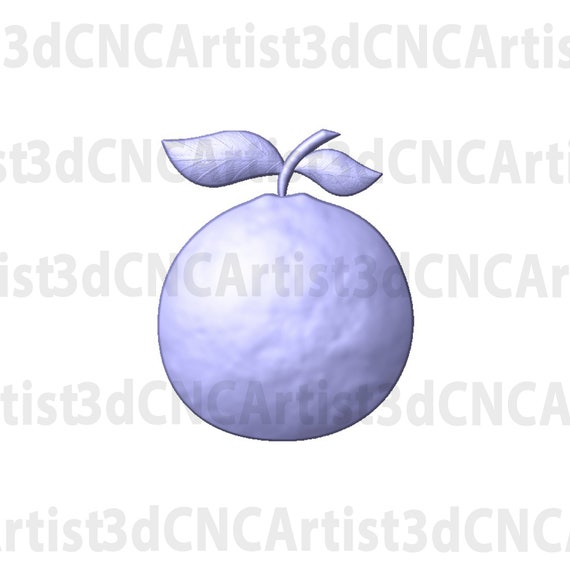 Orange STL File for 3d Printing Laser CNC Router 3D - Etsy