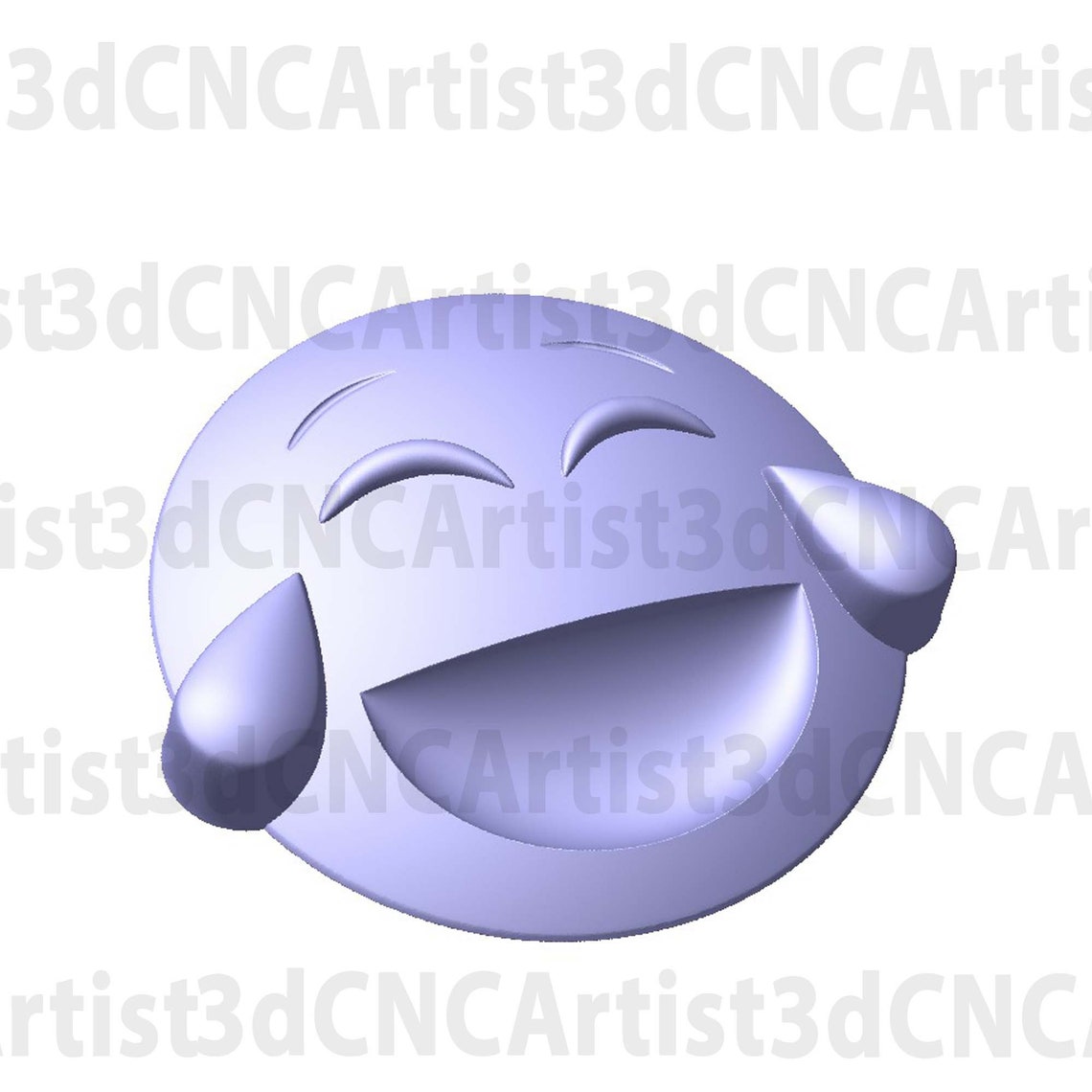 Emoji STL File for 3d Printing, Laser, CNC Router - 3D Printable Model ...