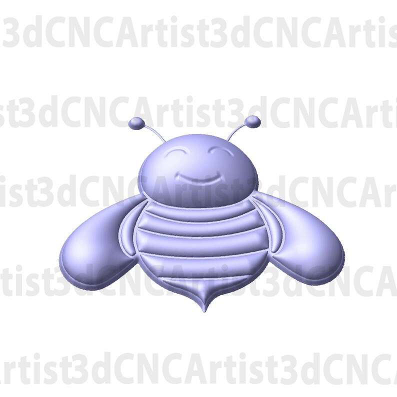 Honey Bee STL File for 3d Printing, Laser, CNC Router - 3D Printable ...