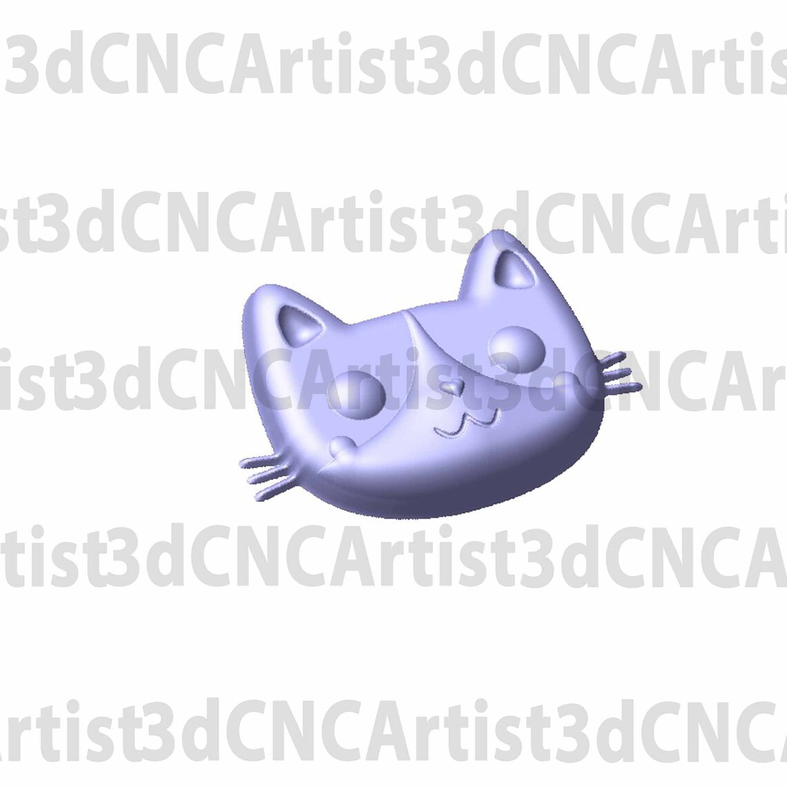 Cat STL File for 3d Printing, Laser, CNC Router - 3D Printable Model ...