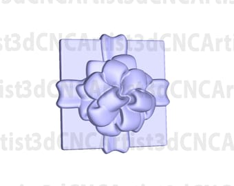 Present Box Top STL File for 3d Printing - Laser CNC Router - 3D ...