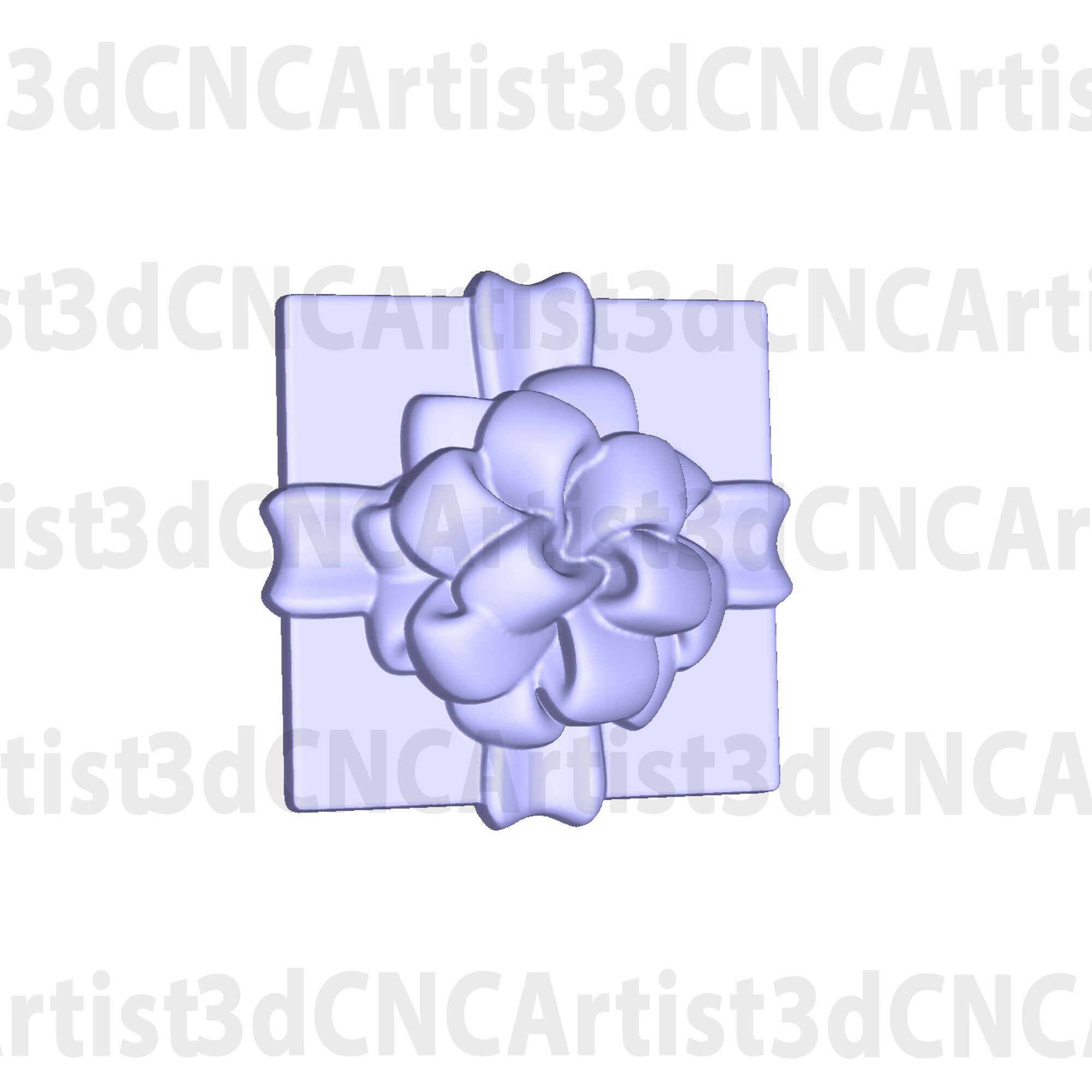 Present Box Top STL File for 3d Printing Laser CNC Router 3D Printable ...