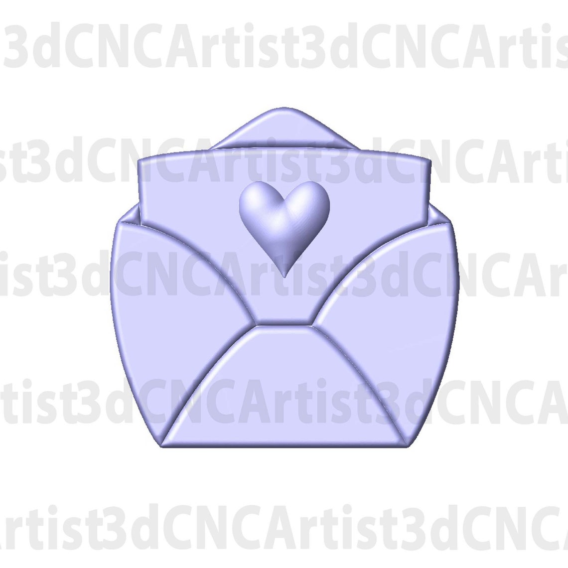 Love Letter STL File for 3d Printing, Laser, CNC Router - 3D Printable ...