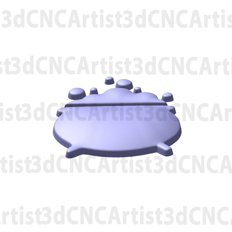 Cauldron STL File for 3d Printing - Laser CNC Router - 3D Printable ...