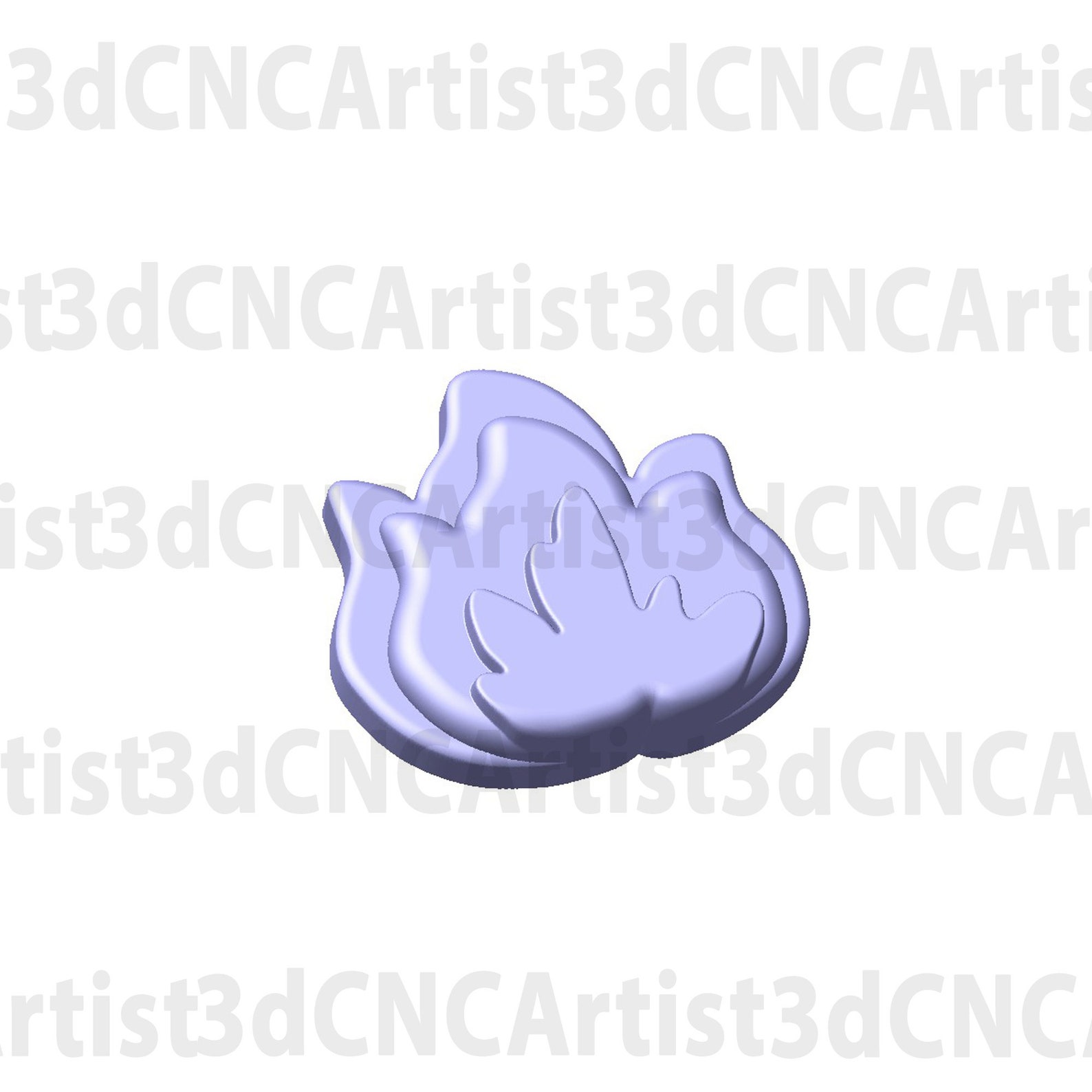 Flame STL File for 3d Printing, Laser, CNC Router - 3D Printable Model ...