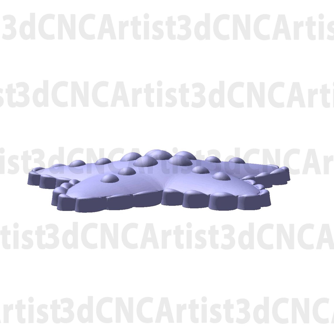 Starfish STL File for 3d Printing, Laser, CNC Router - 3D Printable ...