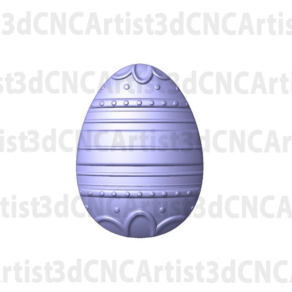 Easter Egg STL File for 3d Printing Laser CNC Router 3D | Etsy