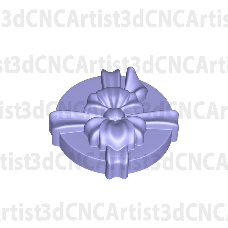 Present Box Top STL File for 3d Printing Laser CNC Router - Etsy