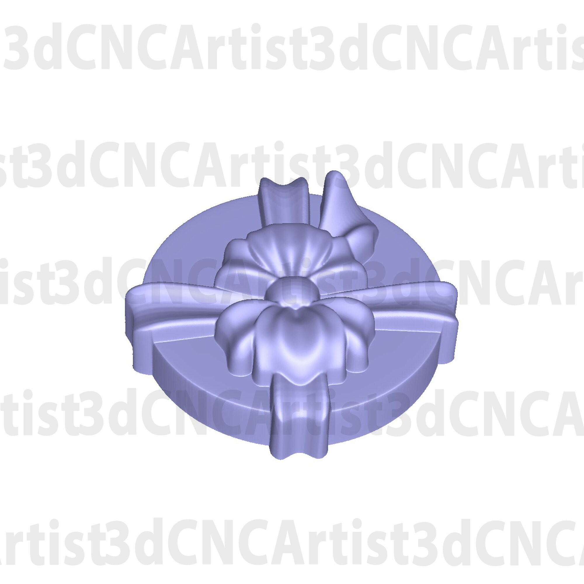 Present Box Top STL File for 3d Printing Laser CNC Router 3D Printable ...