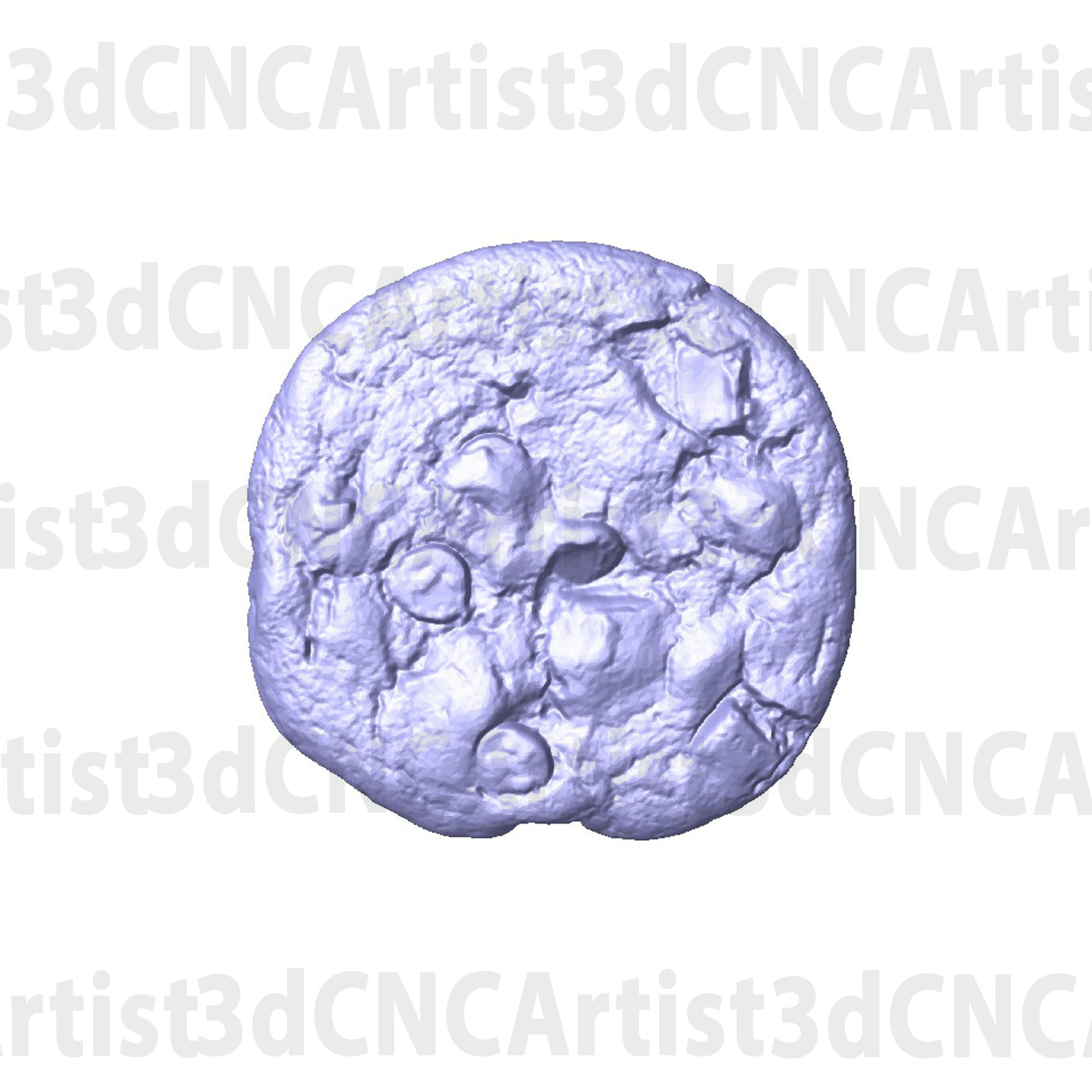 Cookie STL File for 3d Printing, Laser, CNC Router - 3D Printable Model ...