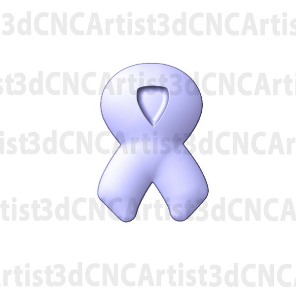 Cancer Ribbon Stl Cnc - Etsy