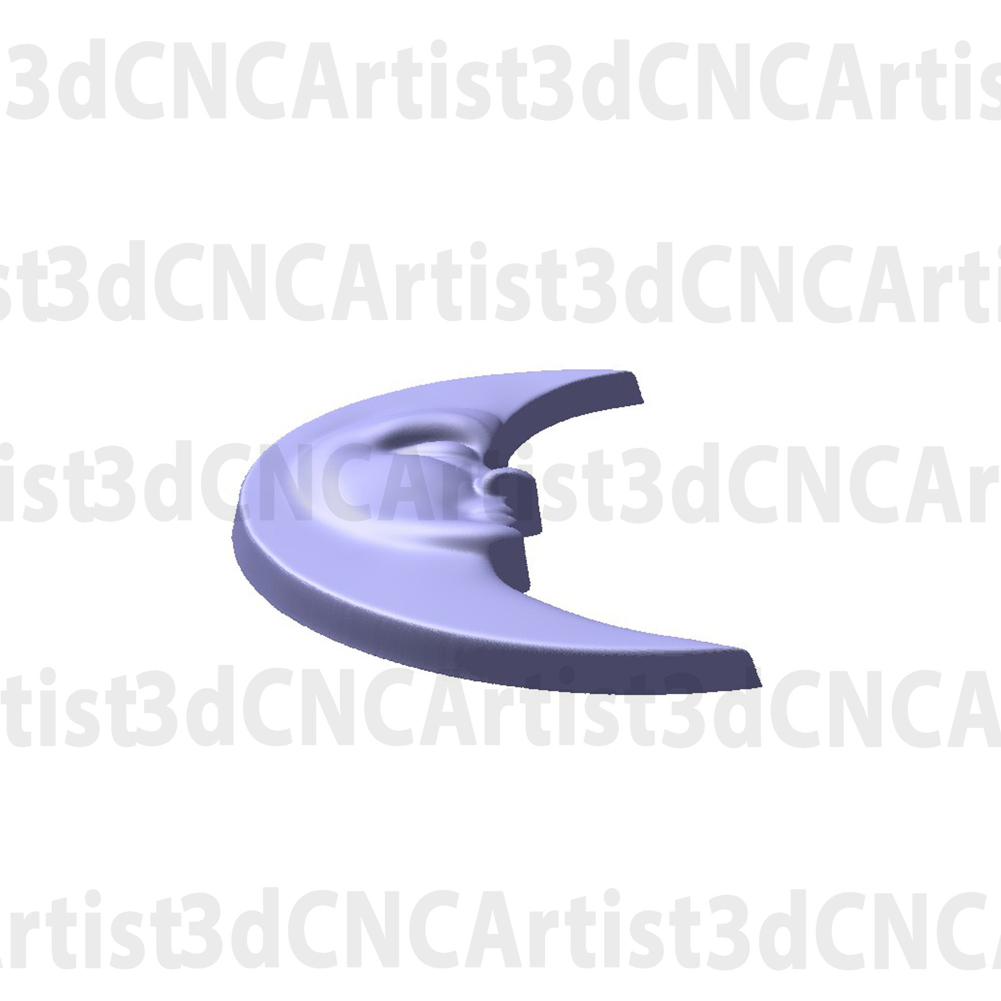 Moon Face STL File for 3d Printing, Laser, CNC Router - 3D Printable ...