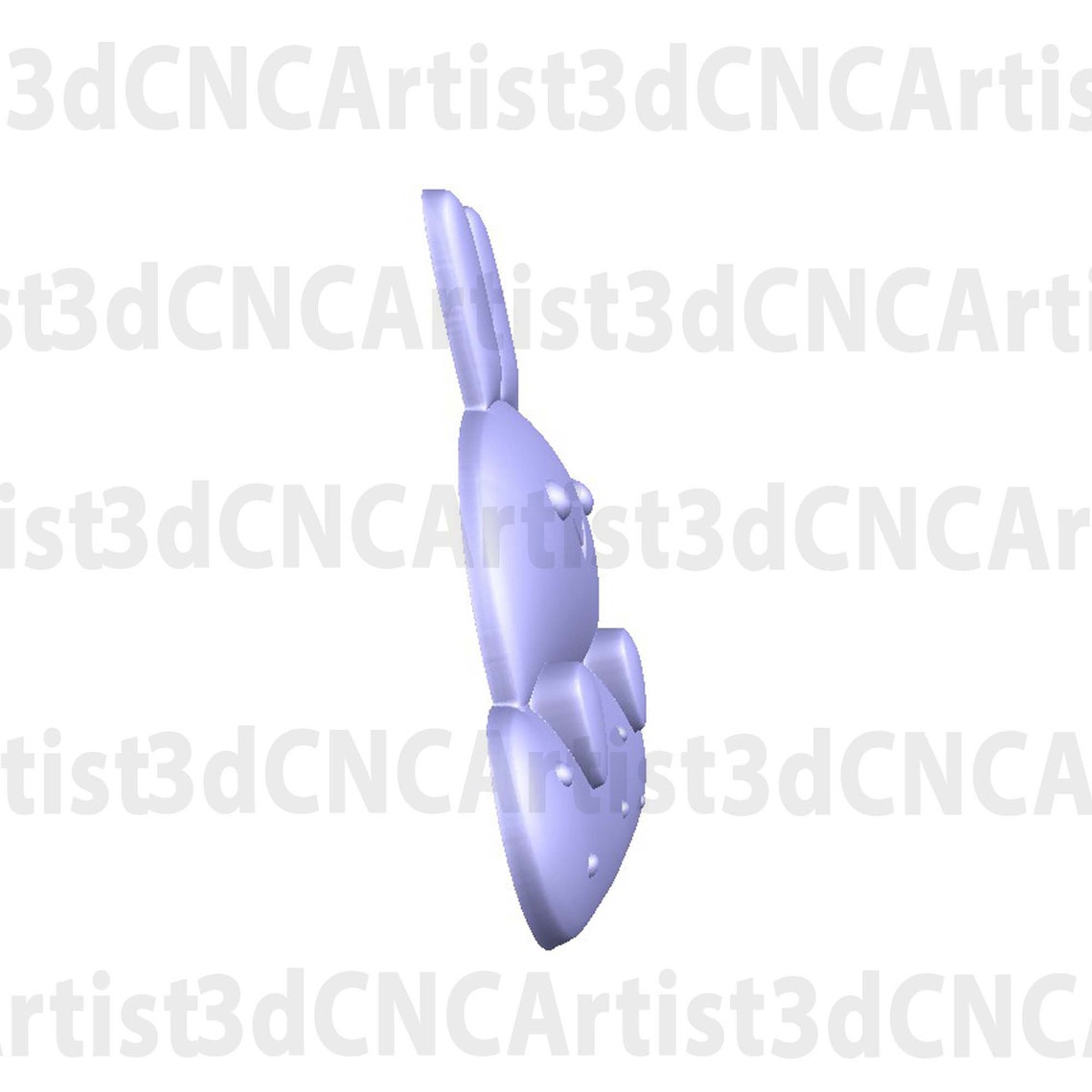 Kawaii Bunny Pool Float STL File for 3d printing Laser CNC | Etsy