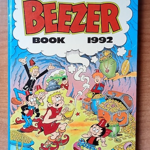 The Beezer Book 1992 Childrens Comic Annual Nostalgia Vintage Christmas ...
