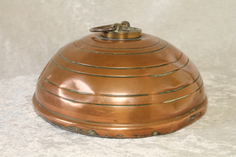 Vintage Wafax Copper Bed Warmer Warming Pan Country Cottage Cottagecore ...