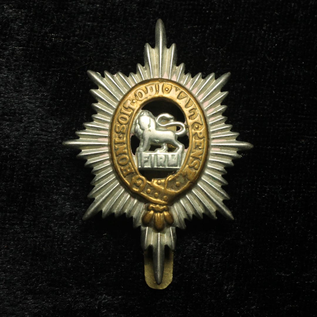 Vintage Post-ww2 Era Worcestershire Regiment British Army Cap Badge Bi ...