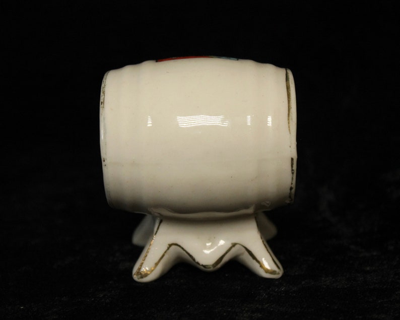 Antique Crested China Barrel City of Bangor Coat of Arms Milton China ...