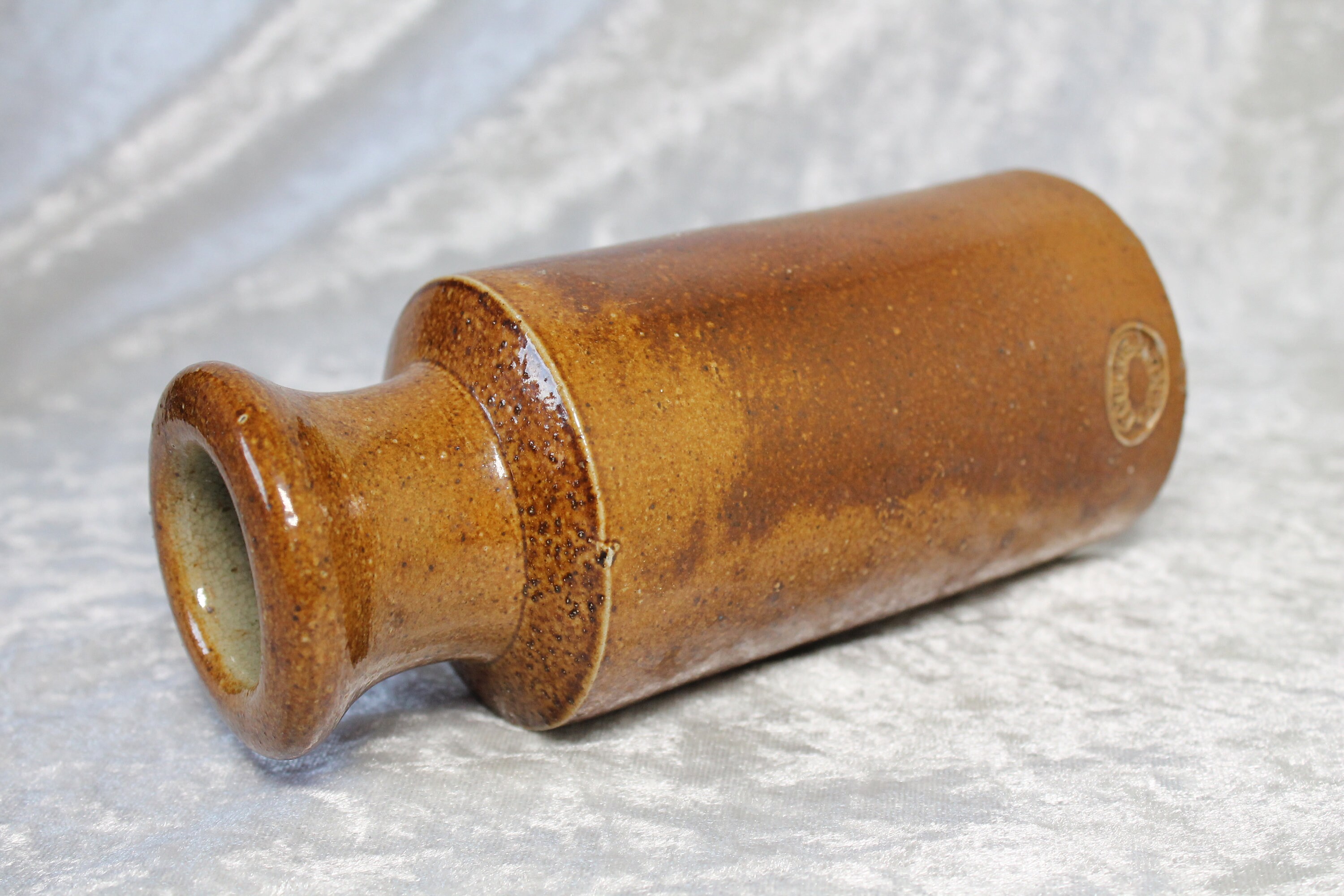 Large Antique Bourne Denby 19th Century Victorian Brown Salt Glazed ...