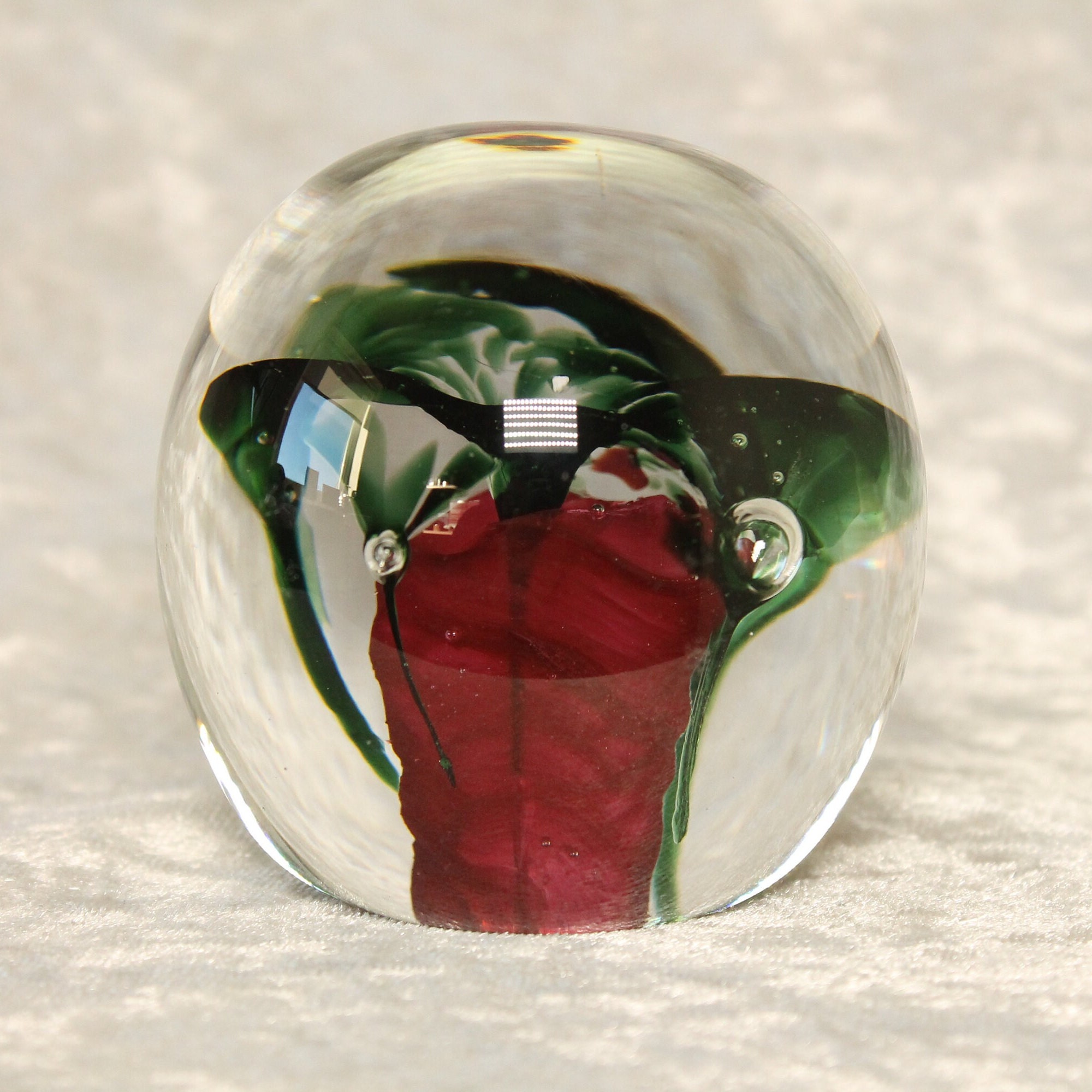 Vintage Mtarfa Studio Maltese Art Glass Paperweight With Original Label ...