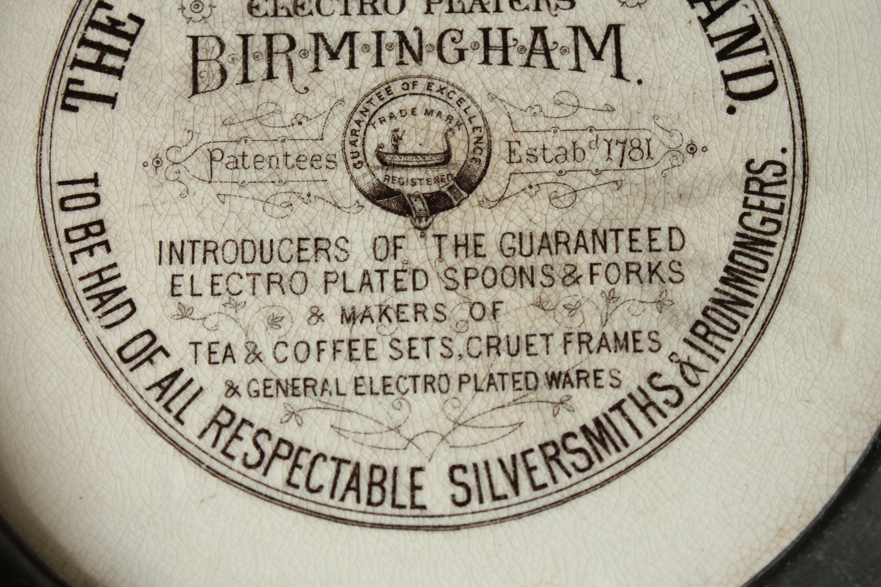 Antique Late Victorian Deykin & Sons the Shilling Tea Pot Stand Barnaby ...