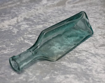 Triangular Glass Bottle - Etsy