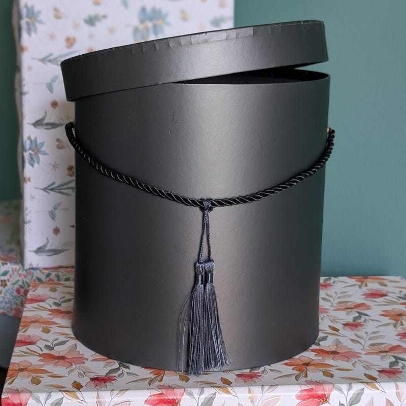 Round Hat Box - Etsy