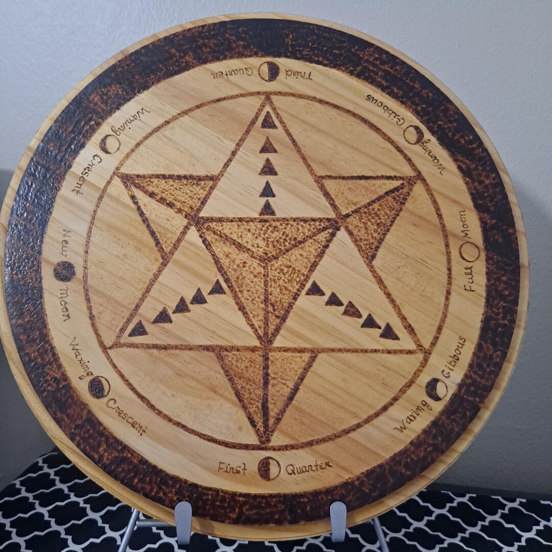 Merkaba Crystal Grid Board - Etsy
