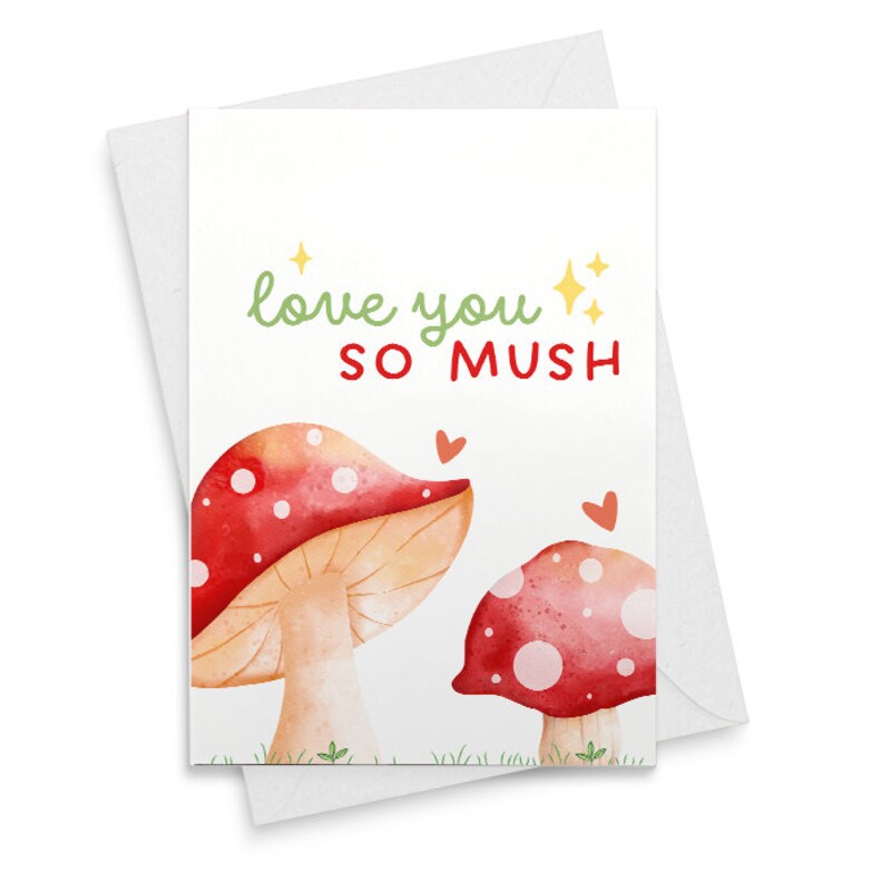 Mushroom Valentine - Etsy