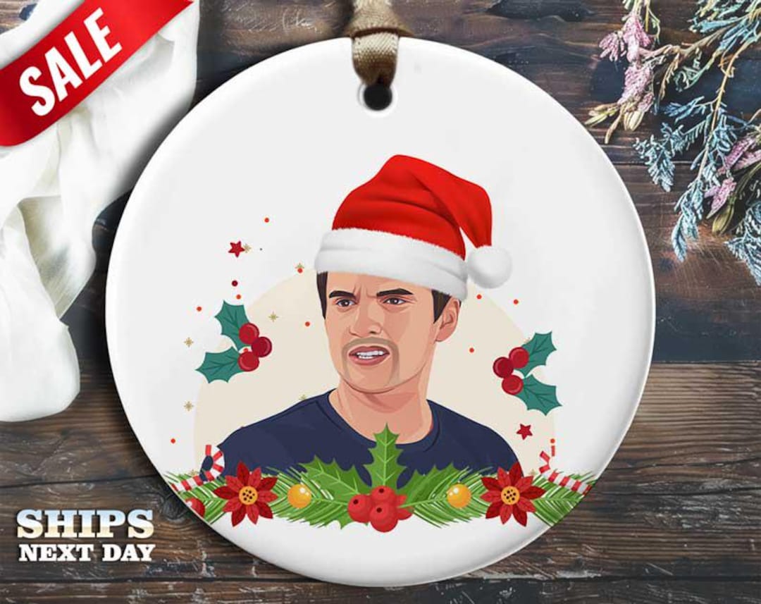 Funny Nick Christmas Ornament - Humorous Celebrity Holiday Gift, Unique ...