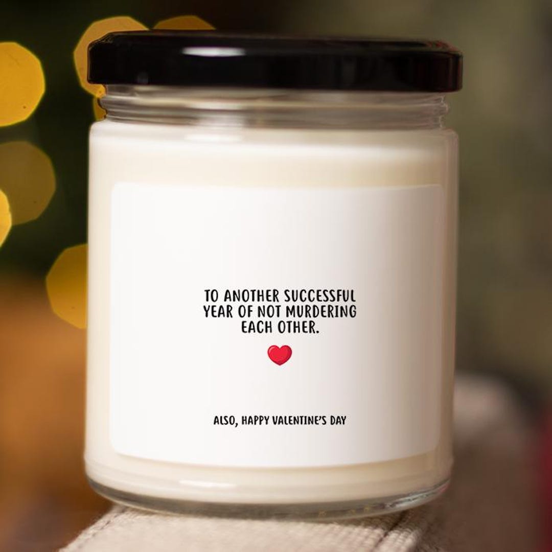 Funny Valentine's Day Candle, Snarky Anniversary Candle for Boyfriend ...