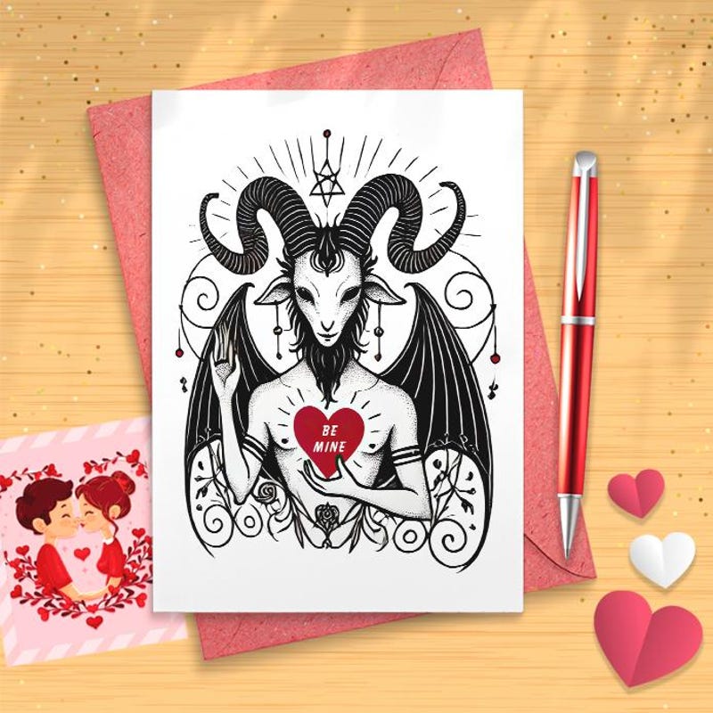 Gothic Valentine Cards - Etsy