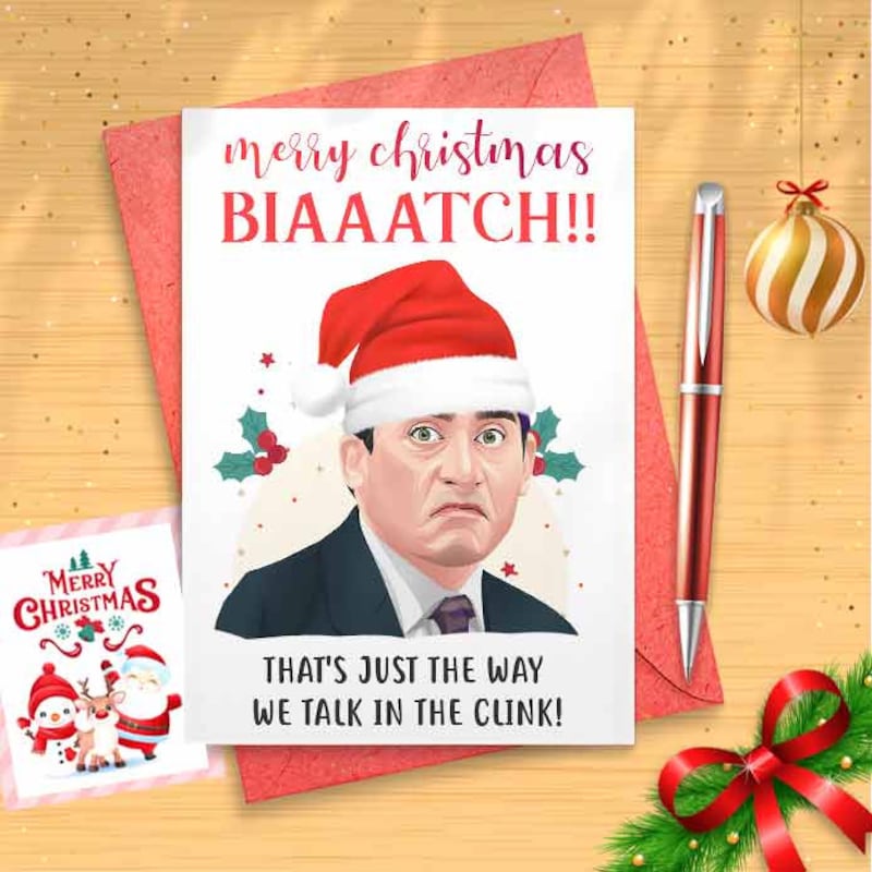The Office Christmas Card - Etsy
