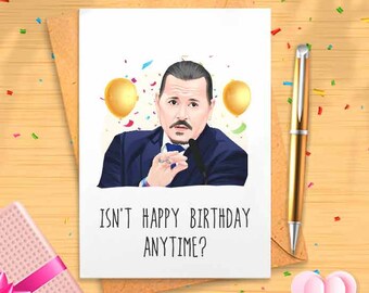 Funny 'no Birthday for You' Birthday Card Birthday - Etsy